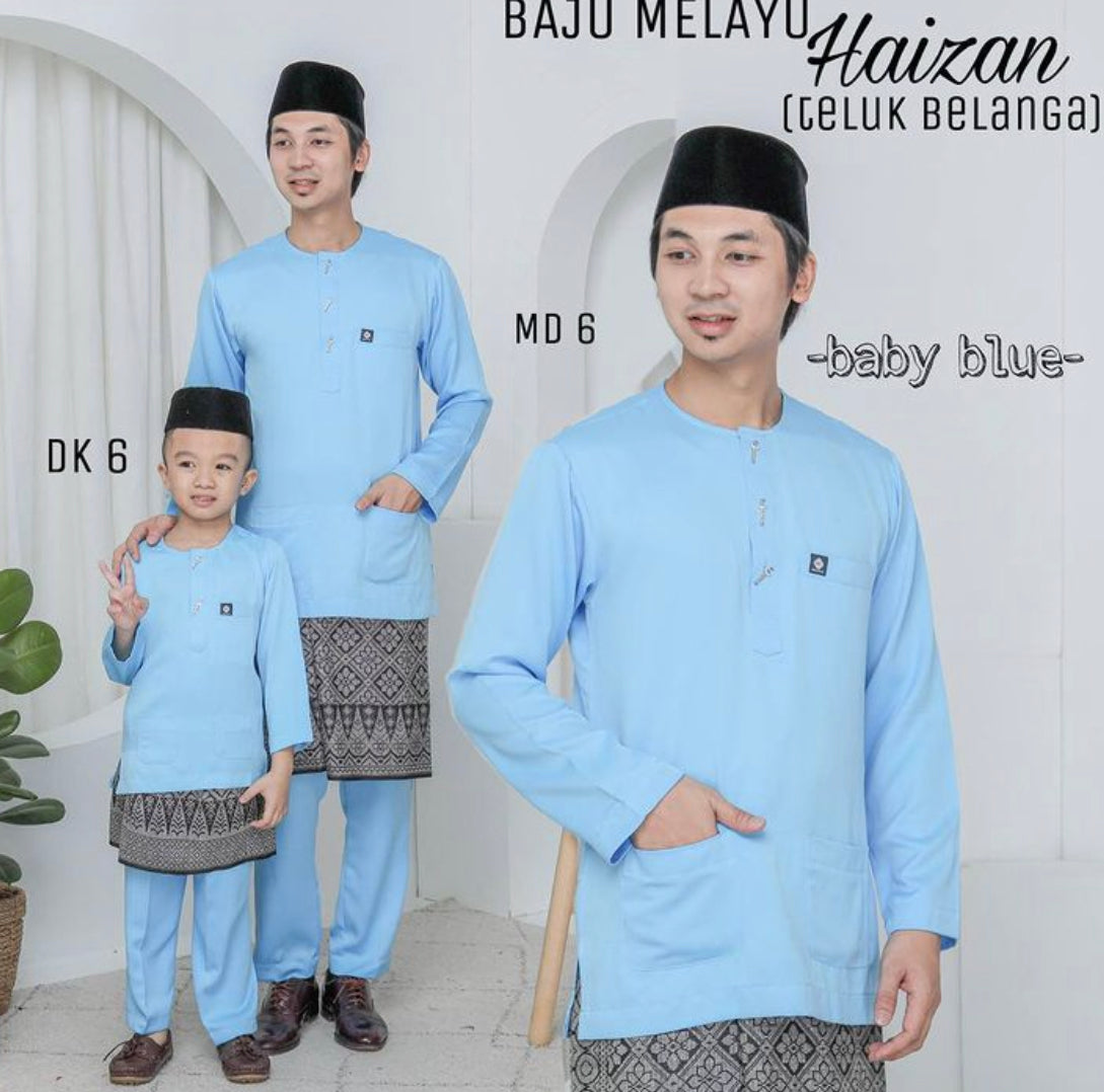 Baju Melayu HAIZAN Adult-Teluk Blanga – Luv Ezra